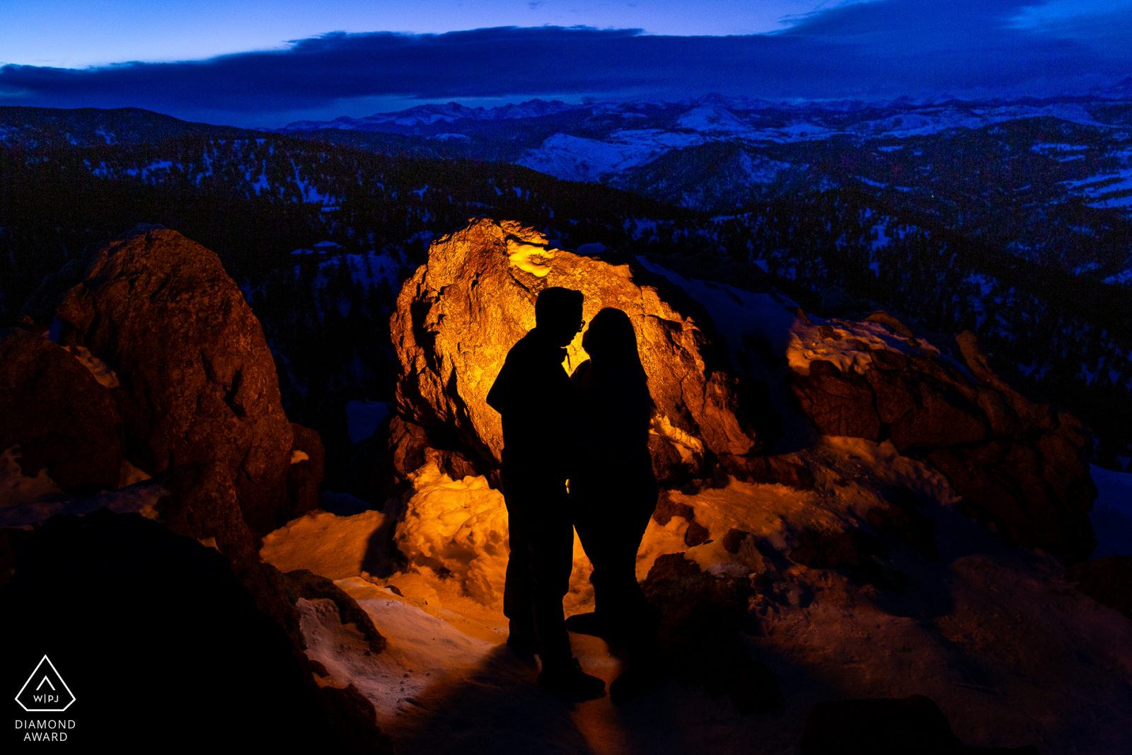 Dusk + Evening + Night | Pre-Wedding Engagement Photography | WPJA